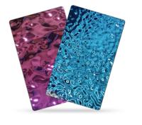 China Water Ripple Stainless Steel Sheet 1219mm Embossed Plates Polishing Mirror 8K for sale