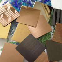 China Water Ripple Stainless Steel Sheet 1219mm Embossed Plates Polishing Mirror 8K for sale