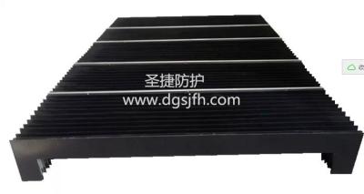 China black heat sealed bellows with fabric /pvc for weld spatter or elevated tempertures for sale