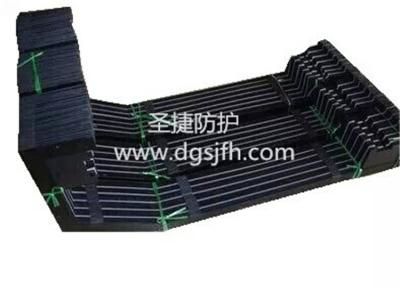 China flat bellows for linera rails / way protection /screen -type barriers for sale
