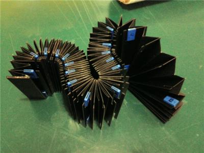 China Heat-sealed &folded bellows fabric +PVC for any kind of machine dust covers for sale