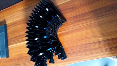 China Heat-sealed &folded bellows fabric +PVC for any kind of machine dust covers for sale