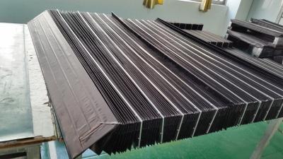 China Heat-sealed &folded bellows fabric +PVC for any kind of machine dust covers for sale