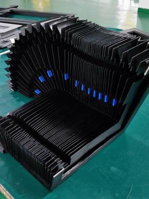 China Heat-sealed &folded bellows fabric +PVC for any kind of machine dust covers for sale