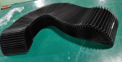 China Heat-sealed &folded bellows fabric +PVC for any kind of machine dust covers for sale