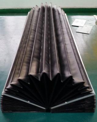 China Heat-sealed &folded bellows fabric +PVC for any kind of machine dust covers for sale