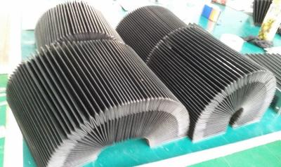 China Heat-sealed &folded bellows fabric +PVC for CNC plasma cutting machine for sale