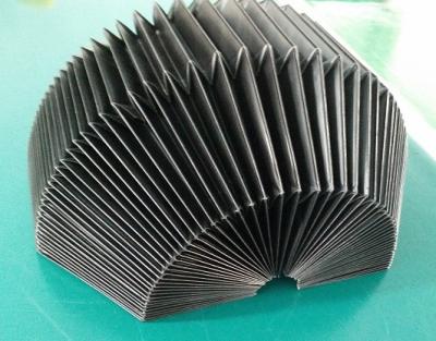 China Heat-sealed &folded bellows fabric +PVC for machine routers for sale