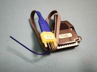 China pogo 5 pins spring load cable to DB25 adapter for TOYOTA on board connect repair data for sale