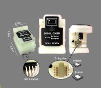 China DUAL CHIP SIZE EEPROM ADAPTER 2 IN 1 QFN/WSON 8*6 and 6*5mm TO DIP8 SOCKET FOR PC BIOS LCD CAR KEY IMMO SMARTPHONE ETC for sale