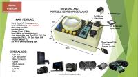 China mini universal EEPROM programmer portable with 2AA battery  professional programmers with QFN/ WSON IC 2 slots dip8 chip for sale