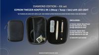 China EEPROM TWEEZER ADAPTER 2 IN 1 MSOP TSSOP SOIC WITH LED LIGHT DIAMOND EDITION KIT SET for sale