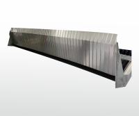 China coated fabric bellows  for lifting tables or round sewn to spiral springs to protect shafts ,columns and spindles used for jet cutting machines laser plasma or water jet for sale