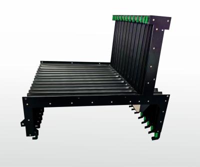 China coated fabric bellows  for lifting tables or round sewn to spiral springs to protect shafts ,columns and spindles used for jet cutting machines laser plasma or water jet for sale