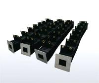 China ELASTIC BELLOWS  for lifting tables or round sewn to spiral springs to protect shafts ,columns and spindles used for jet cutting machines laser plasma or water jet for sale