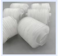 China ELASTIC BELLOWS  for lifting tables or round sewn to spiral springs to protect shafts ,columns and spindles used for jet cutting machines laser plasma or water jet for sale