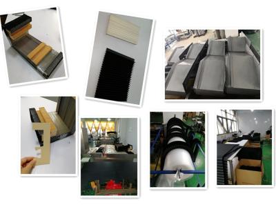 China high quality waterproof  bellows protect cover for glass cutting waterjet glass master for sale