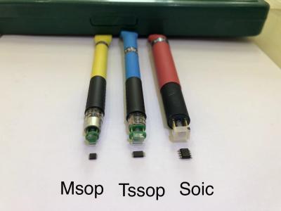 China MSOP8  pogo pin adapter yellow cover with GUIDE CAP used for in-circuit  PROGRAMMER EEPROM FLASH for sale