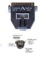 China 2 in 1 adapter DB-9/DIP8  for Enigma / SMELECOM DSP-3 programmer device connect with POGO PIN UPA CABLE for sale