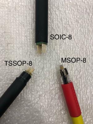 China MSOP8 TSSOP8 SOIC 8 KITS pogo pin adapter with guide cap for in-circuit  EEPROM/93CXX /25CXX/24CXX programming carprog for sale
