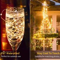 China Led Christmas Decor Battery Operated String Lights With Remote Timer Waterproof for sale