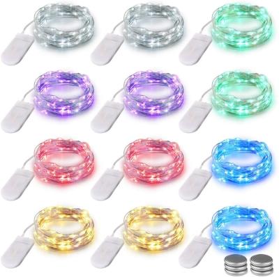 China Six Color 7.2ft LED Ultra Thin Copper Wire Fairy Lights For DIY Home Decoration for sale