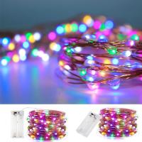 China IP44 Waterproof LED String Lights 20ft 20 LED Festival Decorations Crafting Multicolor for sale