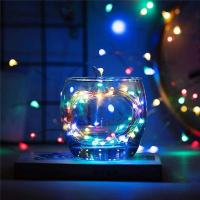 China IP44 Waterproof LED String Lights 20ft 20 LED Festival Decorations Crafting Multicolor for sale