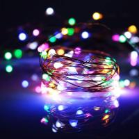China IP44 Waterproof LED String Lights 20ft 20 LED Festival Decorations Crafting Multicolor for sale