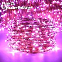 China Copper Wire 500 LEDs Dimmable Fairy Lights 165FT Plug In Silvery For Indoor Christmas for sale