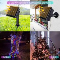 China 33Ft 100 LED Fairy Solar Copper Wire Lights For Tree Garden Patio Decor for sale