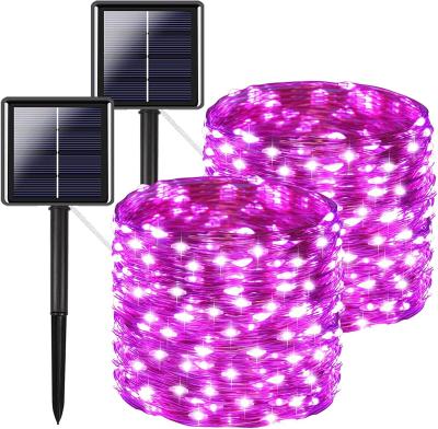 China Purple 200pcs LED Solar String Lights IP65 Halloween Decorations for sale
