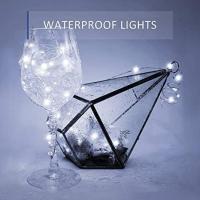China Lawn Party Cold White Solar Copper Wire Lights Outdoor 100pcs LED Solar Powered Fairy Lights for sale