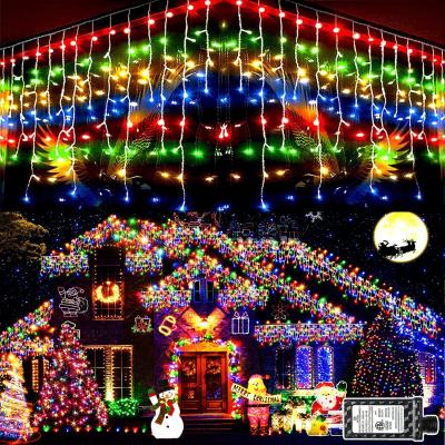 China Christmas LED 8 Modes Curtain Fairy String Light For Wedding Party for sale