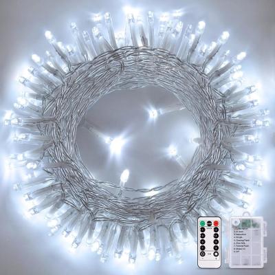 China Remote 8 Modes Battery Operated Christmas Lights Indoor Twinkle Fairy String Lights for sale