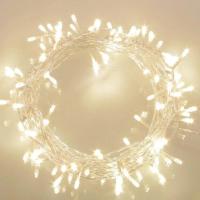 China IP65 Battery Operated String Lights 11M Warm White Outdoor Clear 100 LED for sale