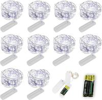 China Copper Wire Battery Operated Christmas Lights Water Resistant 30 LED String Fairy Lights for sale