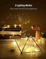 China Waterproof Silver Wire Battery Fairy Lights For Mason Jars DIY Wedding Party Patio for sale