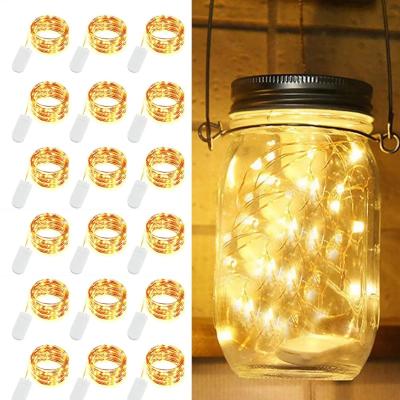 China 20 LED Warm White Mini String Lights For Mason Jars DIY Crafts Decorations for sale