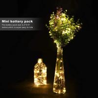 China 20 LED Warm White Mini String Lights For Mason Jars DIY Crafts Decorations for sale