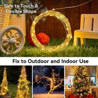 China Battery Operated Waterproof String Lights Copper Wire Twinkle Starry Lights for Centerpiece Outdoor Decoration for sale