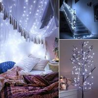 China White 100 LED Copper Wire String Lights Waterproof Mini Battery Power Twinkle Lights for Festival Decor for sale