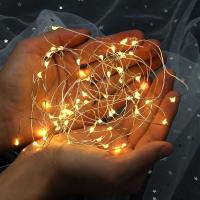 China Waterproof Copper Wire Starry Fairy Lights Battery Operated Lights for DIY Bedroom for sale