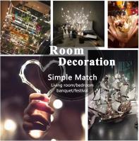 China 10m Battery Operated Christmas Lights Silver Wire Twinkle Lights With Remote Control for sale