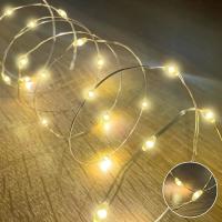 China Copper Wire Lights Battery Operated Timer Fairy Light for Valentine's Day Decoration Garden Yard Party for sale