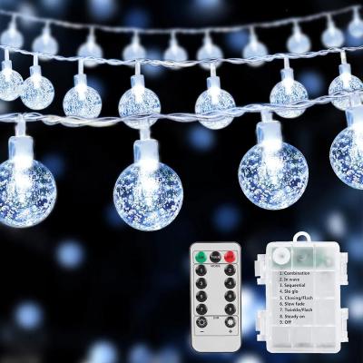 China Battery Operated 100 LED String Lights Indoor With Remote Timer 8 Lighting Modes for sale