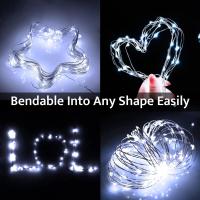China Outdoor Waterproof 100LED Copper Wire Solar Lights 8 Modes Solar Powered for Christmas Tree Garden Patio for sale