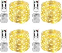 China Bright Fairy String Lights 60 LED Copper Wire Battery Operated Waterproof Lights Christmas Decorations for Indoor Decor for sale