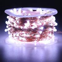 China Cool White Dimmable Fairy Lights Plug in 165 Ft 500 LED Copper Wire String Lights with Remote for sale