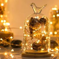 China 20 Led Battery Operated String Lights with Timer Waterproof Twinkle Firefly Lights for Home Party Wedding Decor for sale